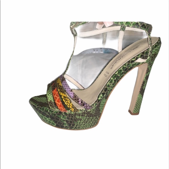 Shoes | Snake Leather Heels Made In Italy | Poshmark
